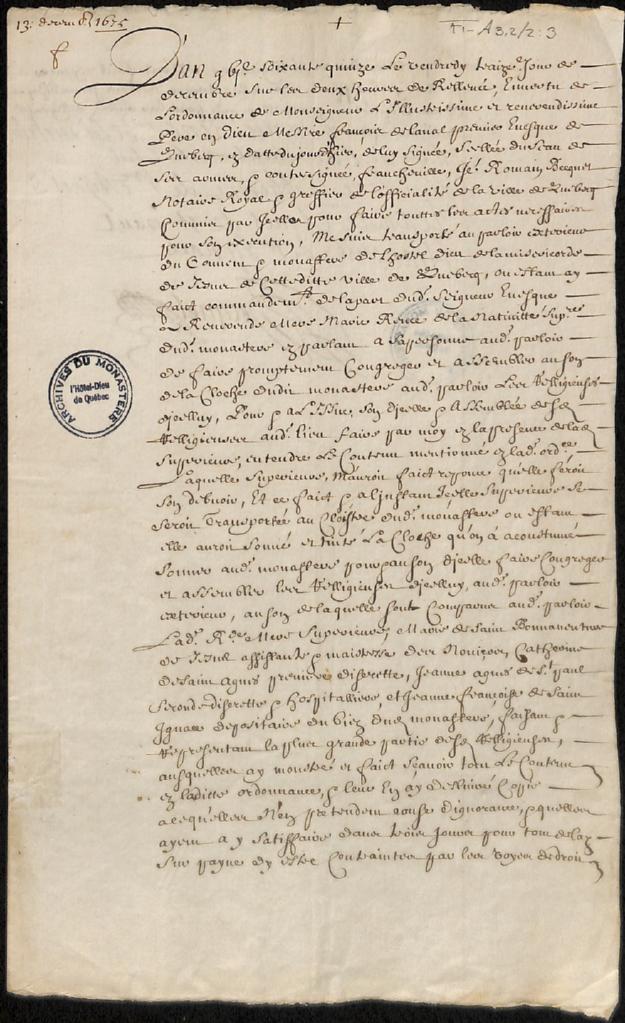 Expédition de l'acte de partage par devant Becquet en exécution de l ...